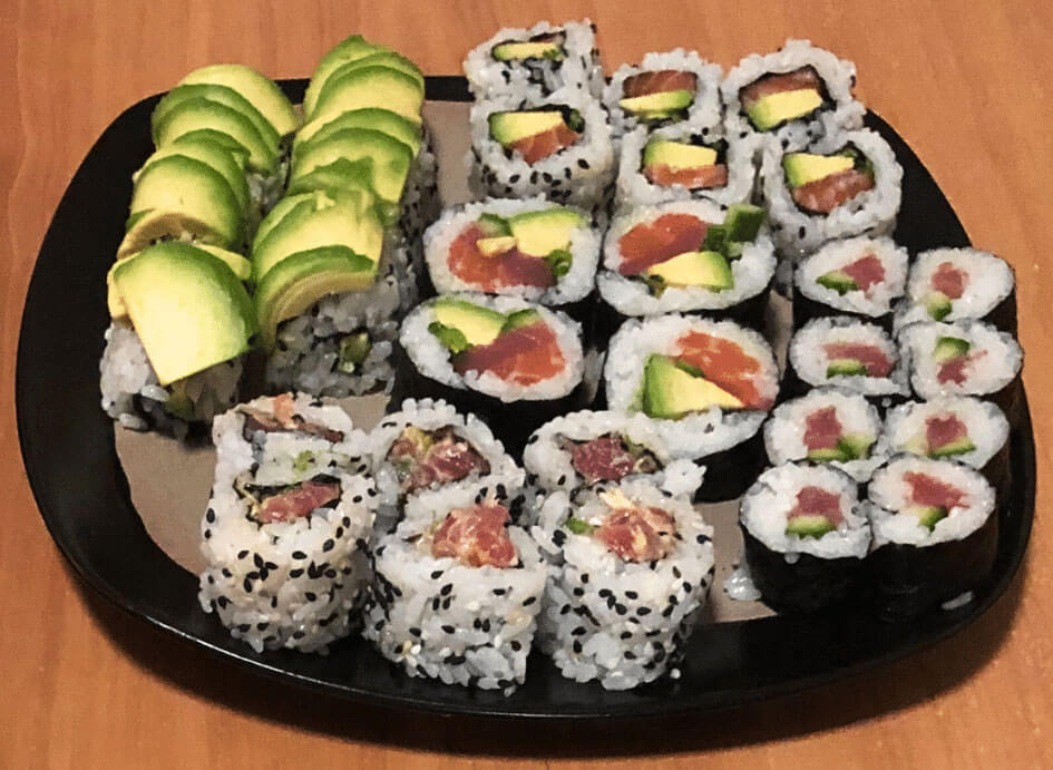 How to Make Uramaki Sushi (Inside-Out Rolls) - Rice to Roll